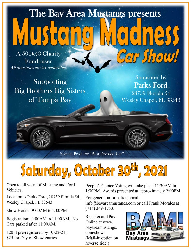 Bay Area Mustangs Presents Mustang Madness Car Show - Events with Cars