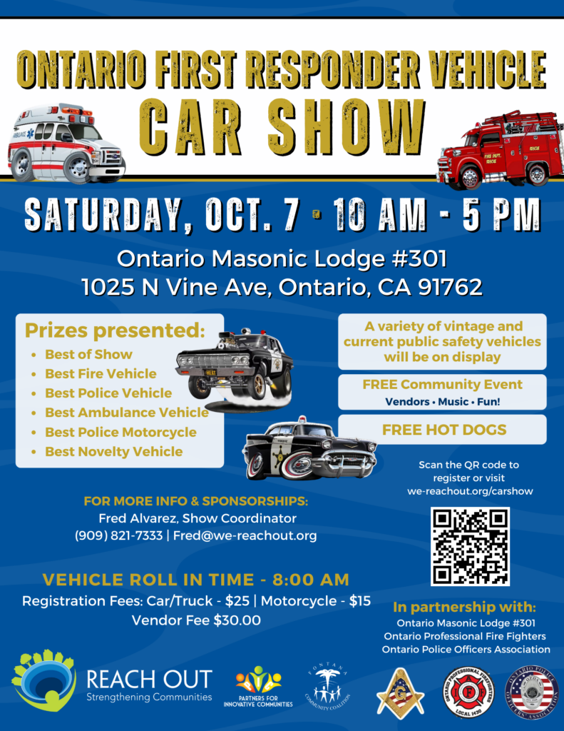 First Responder Car Show - Ontario California - October 7, 2023 ...