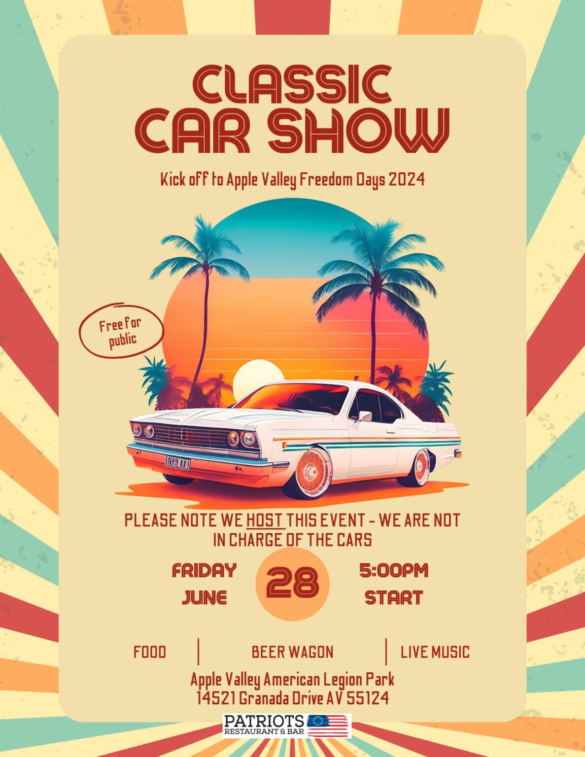 Apple Valley Freedom Days 2024 - Events with Cars